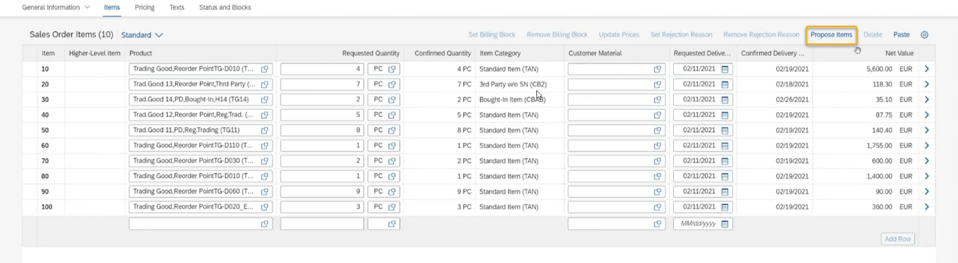 Create sales orders in SAP S/4HANA via Fiori app